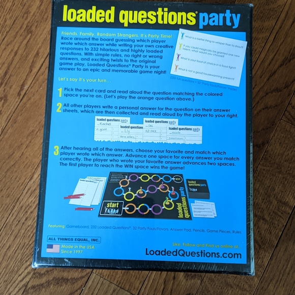 Games | Loaded Questions Party Game | Poshmark